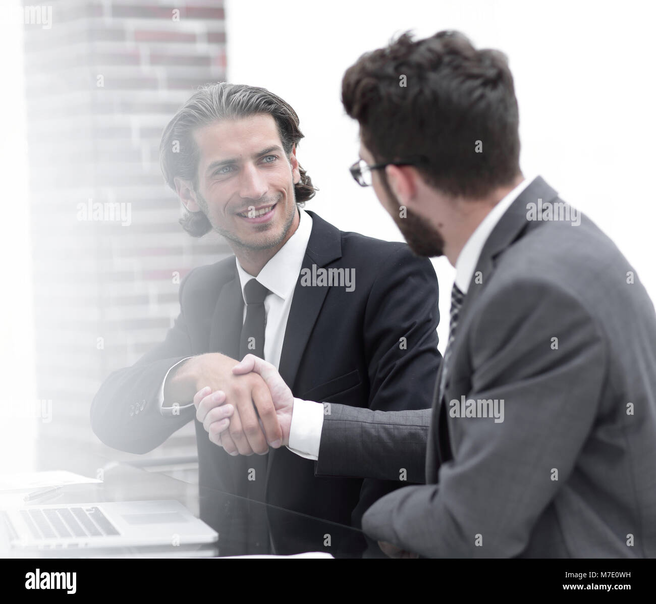 background image .colleagues shaking hands Stock Photo - Alamy