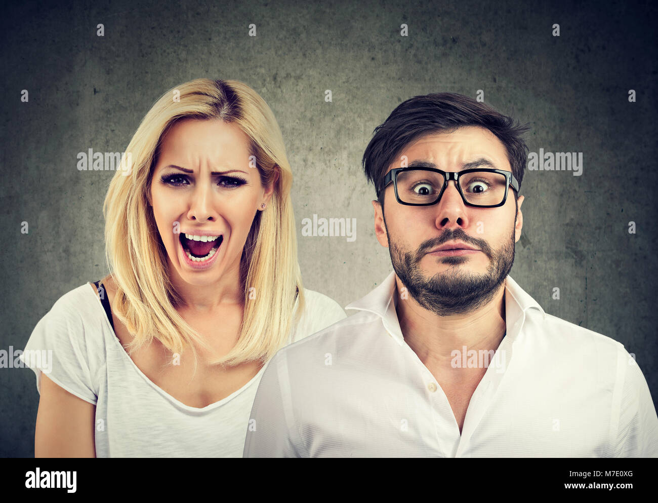 Marriage scream hi-res stock photography and images - Alamy