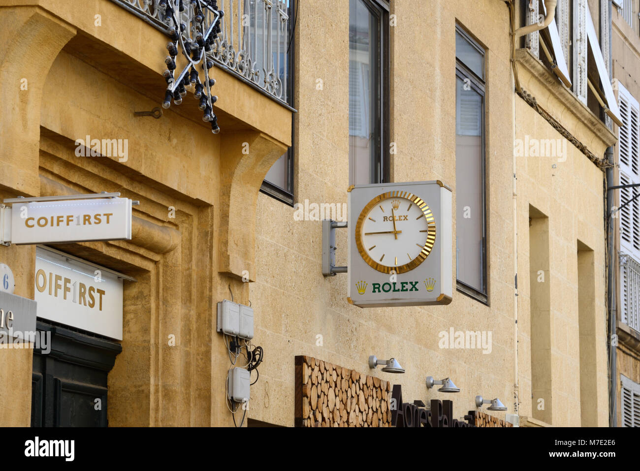 Rolex Watch Shop Aix-en-Provence France Stock Photo - Alamy