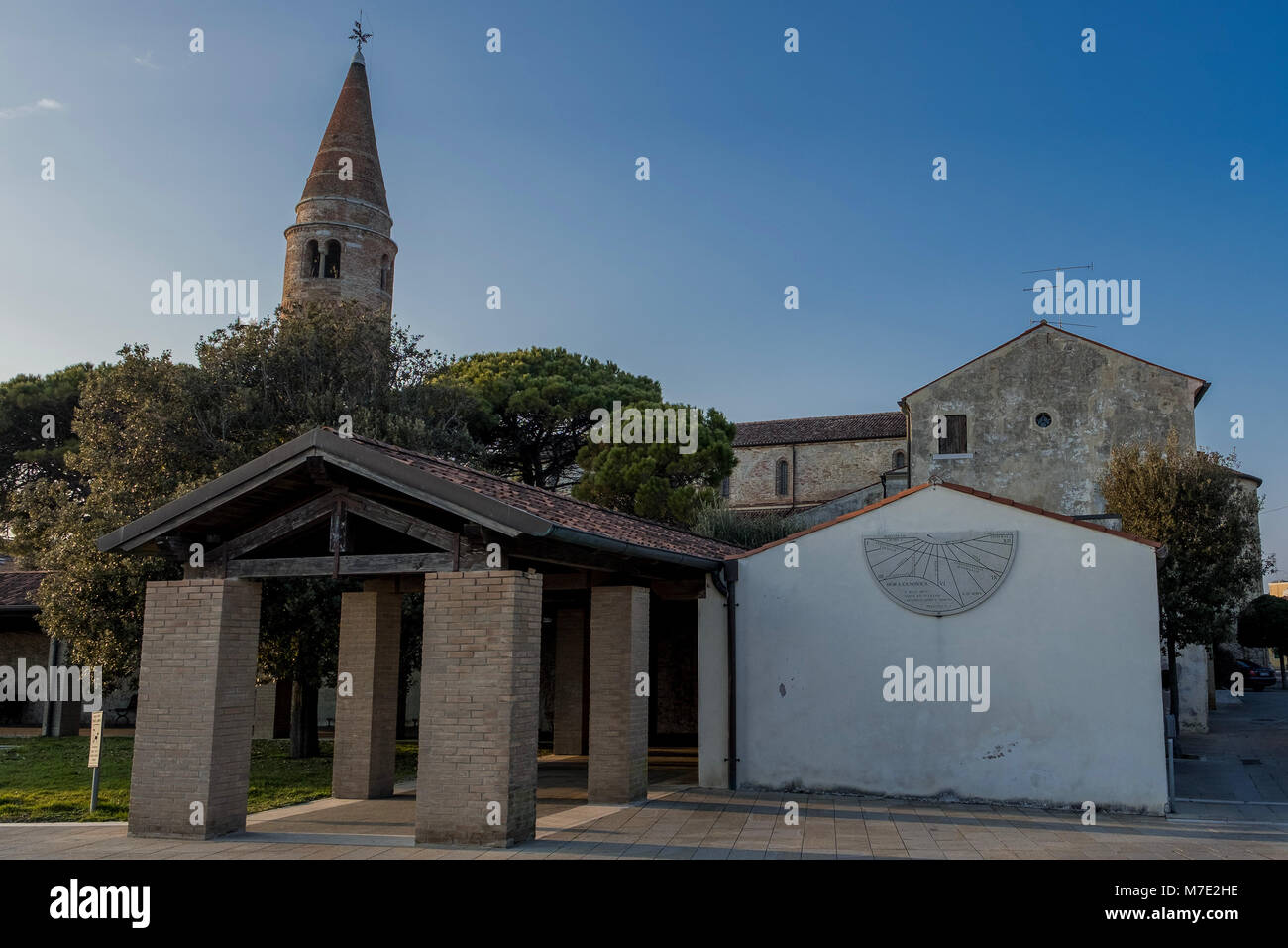 Caorle, ITALY. 9 March, 2018. A view of the village of Caorle in Veneto ...