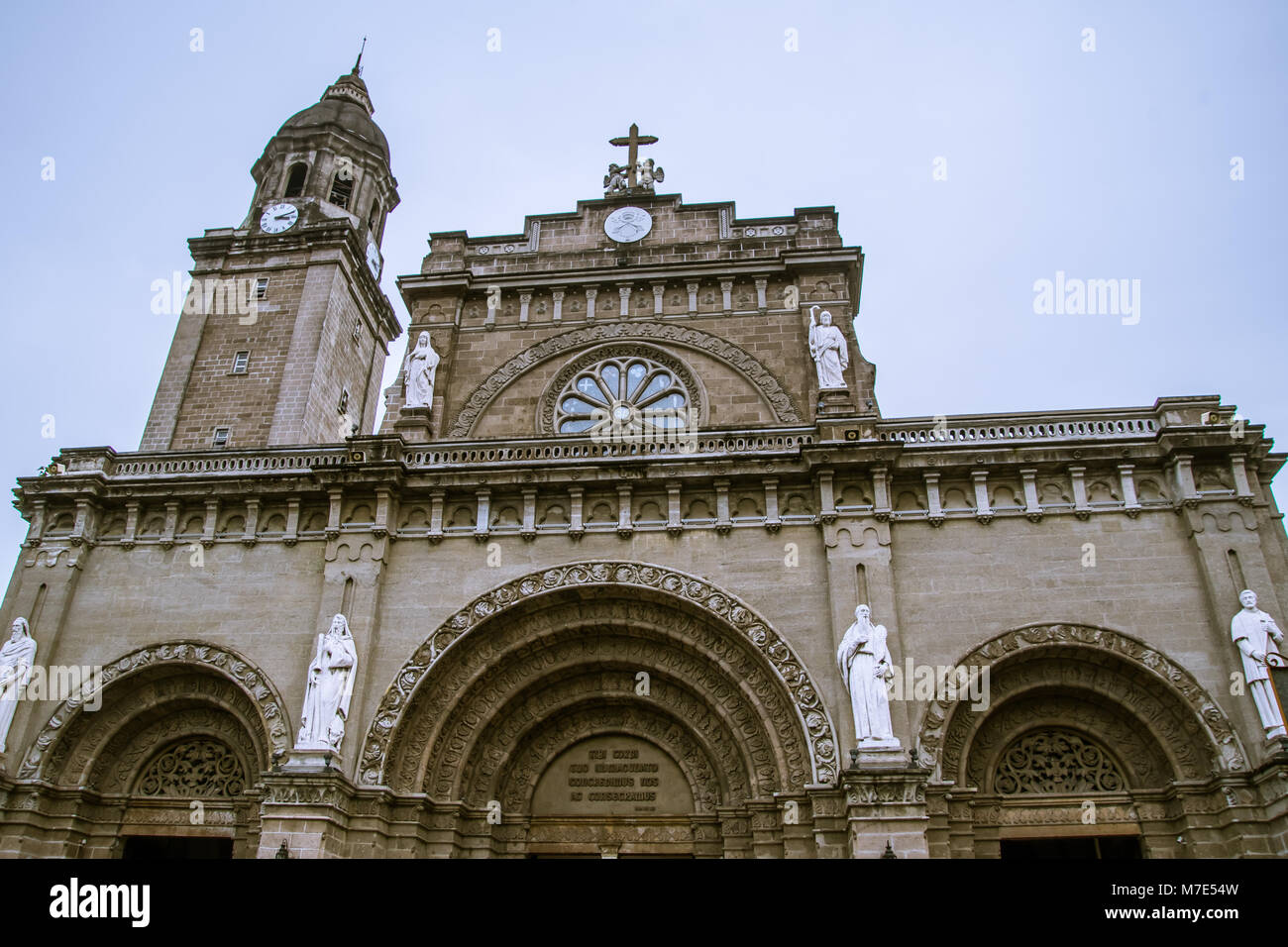Manila Cathedral in Manila, Philippines Stock Photo - Alamy