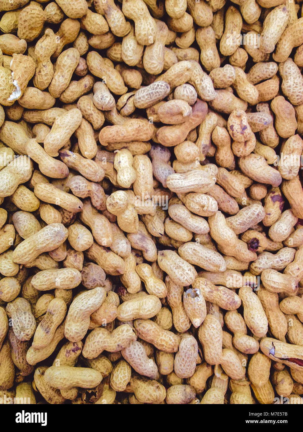 A lot of peanut for background Stock Photo - Alamy