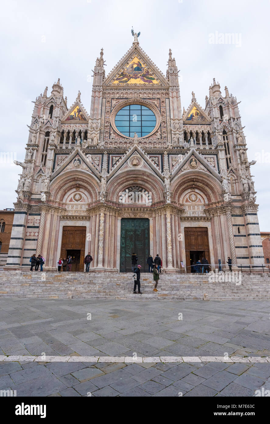 Siena (Italy) - The wonderful historic center of the famous city in ...