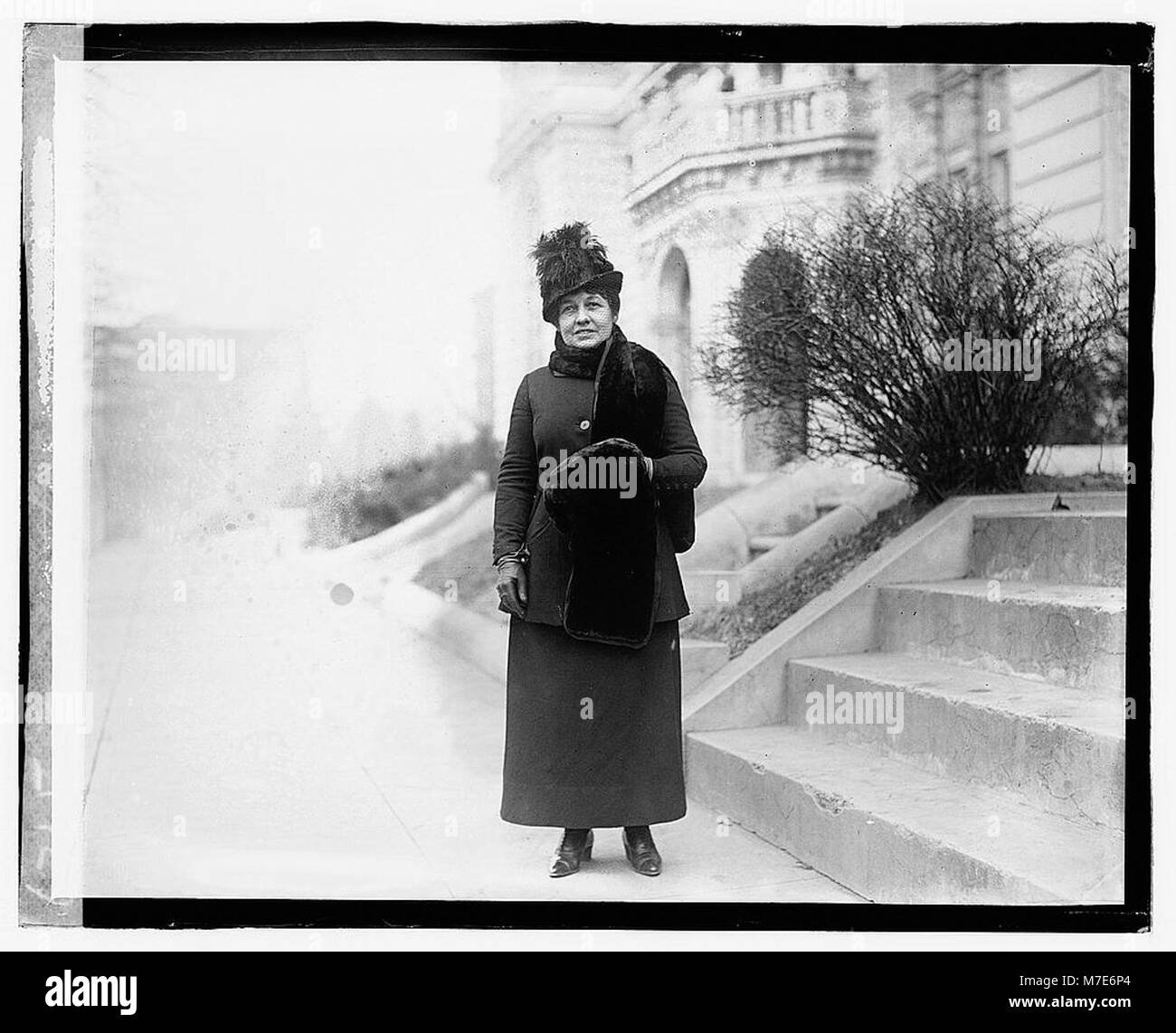 This photograph portrays Mrs. Sutherland, a woman known for her ...