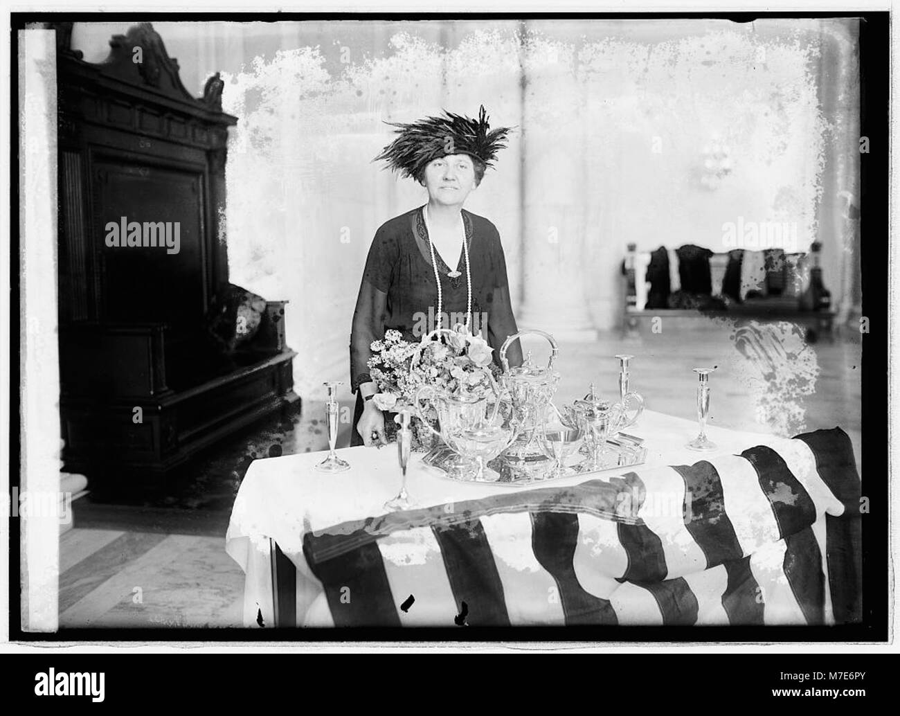 Portrait of Mrs. Thomas R. Marshall, an American woman and political ...