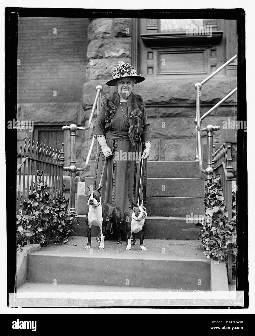 Mrs. Walter R. Stimess is depicted in this photograph, a historical ...