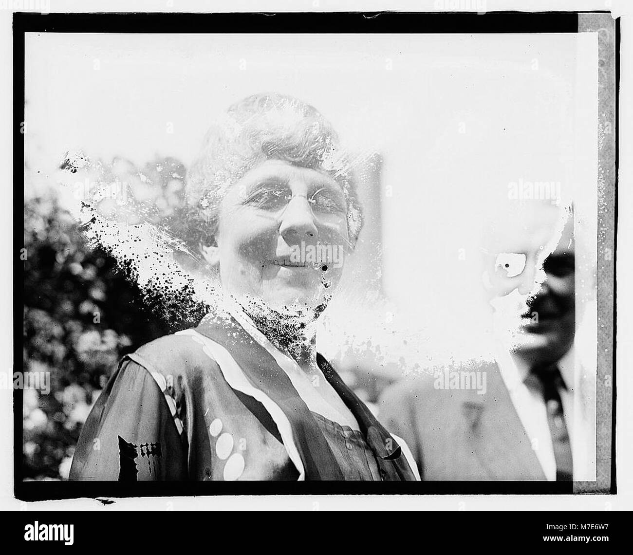 This is a portrait of Mrs. Warren G. Harding, wife of the 29th ...