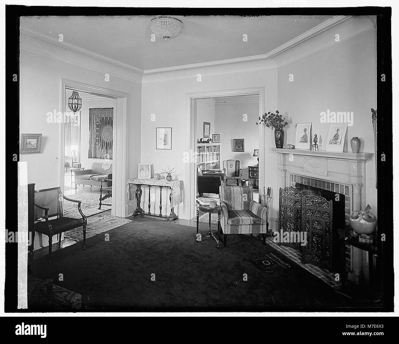 A portrait of Mrs. Wilson Compton, reflecting her role and stature in ...