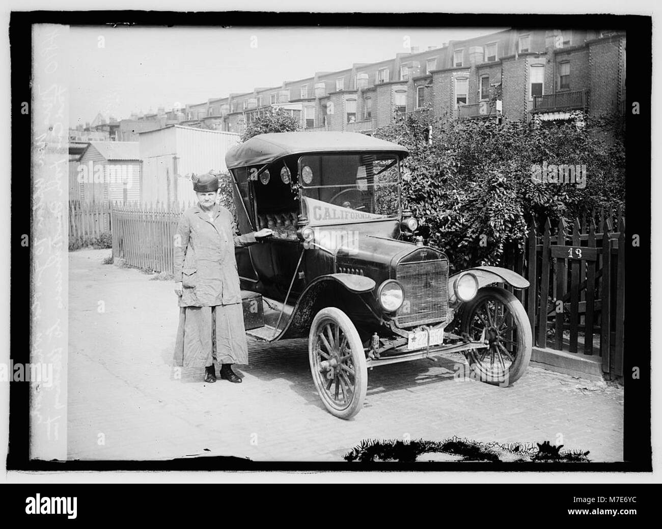 A portrait of Mrs. William Upton, 70 years old, who made a historic ...