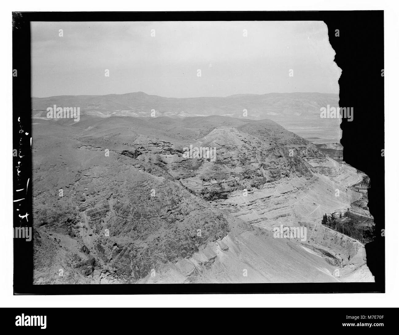 A photograph of the Mount of Temptation, a significant site located in ...