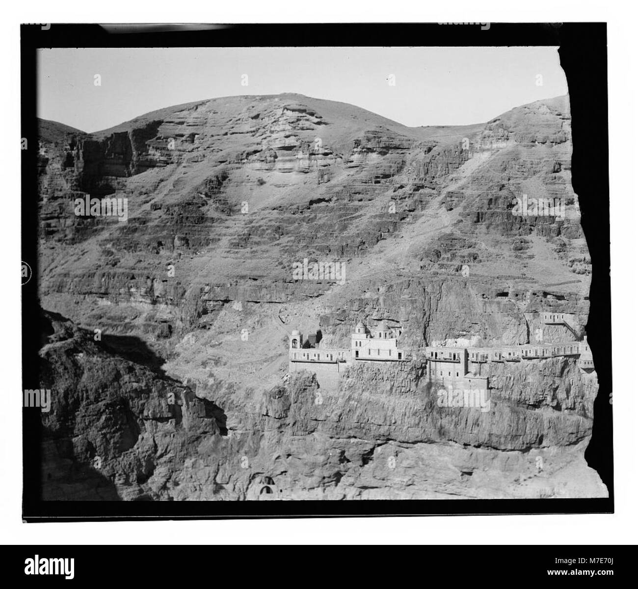 A photograph of the Mount of Temptation, located near Jericho. This ...