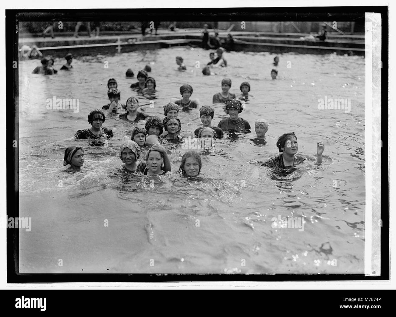 A municipal bathing beach, showcasing a public recreation area for ...
