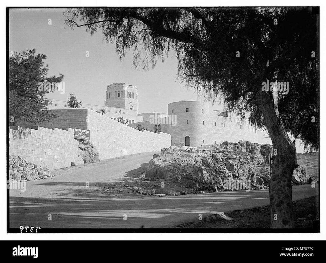 This image shows the Rockefeller Museum in Jerusalem from a ...