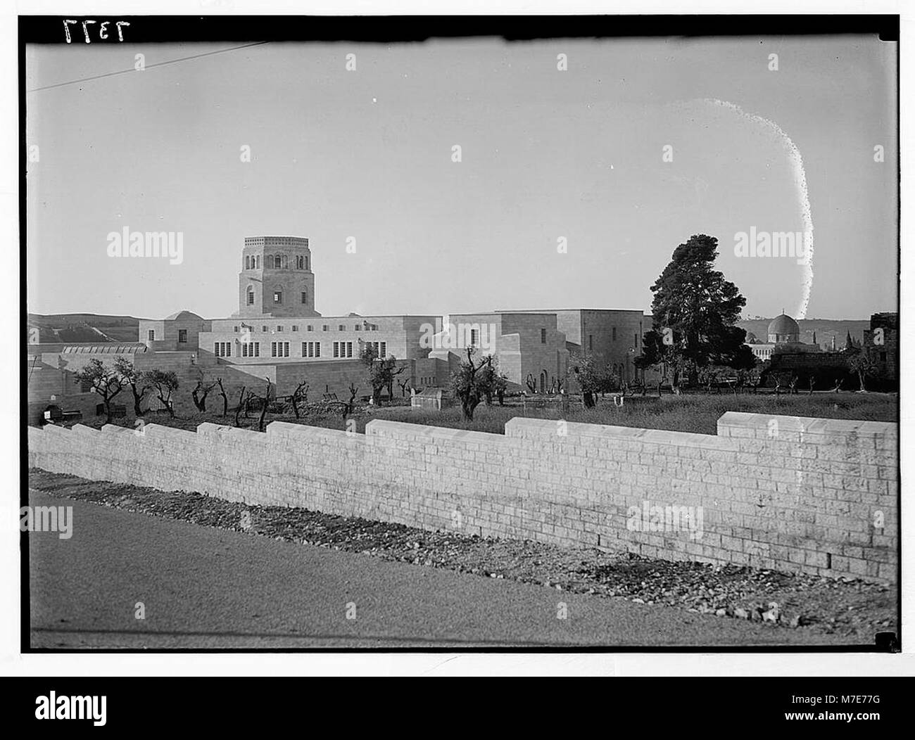 A photograph of the Rockefeller Museum in Jerusalem, showcasing the ...