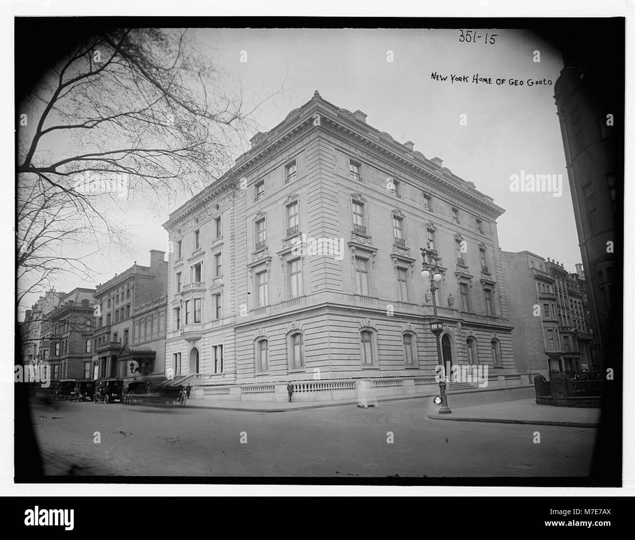 The home of George Gould, a prominent American financier, located in ...