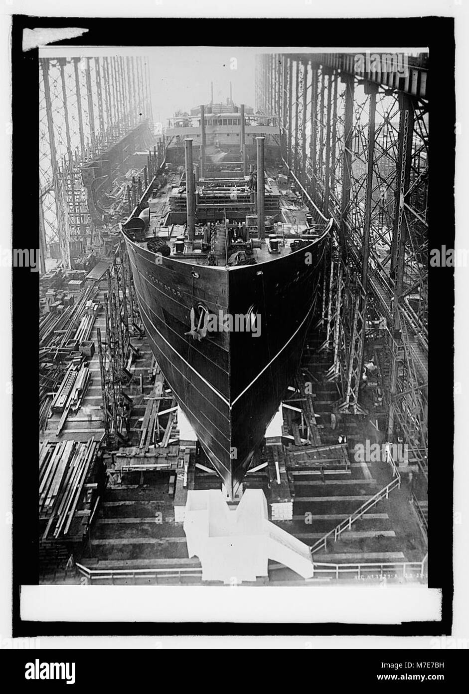 Photographs from the New York Shipbuilding Company, depicting various ...