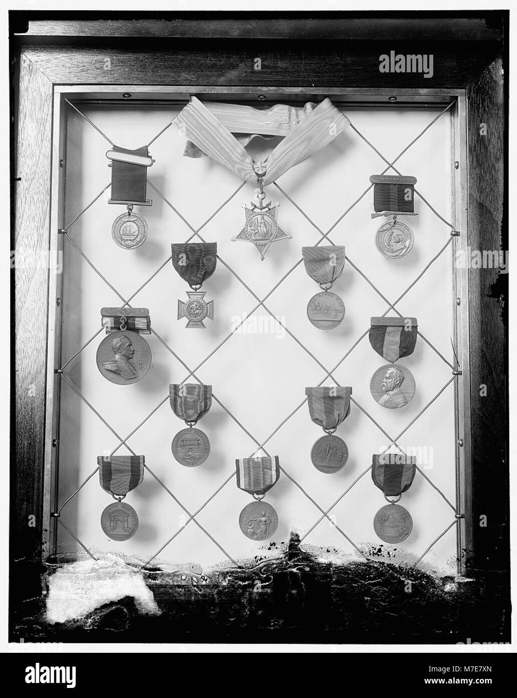 A collection of Navy medals, representing various honors awarded to ...