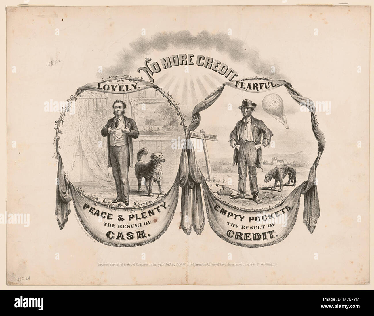 A visual representation of the concept 'No More Credit,' illustrating ...