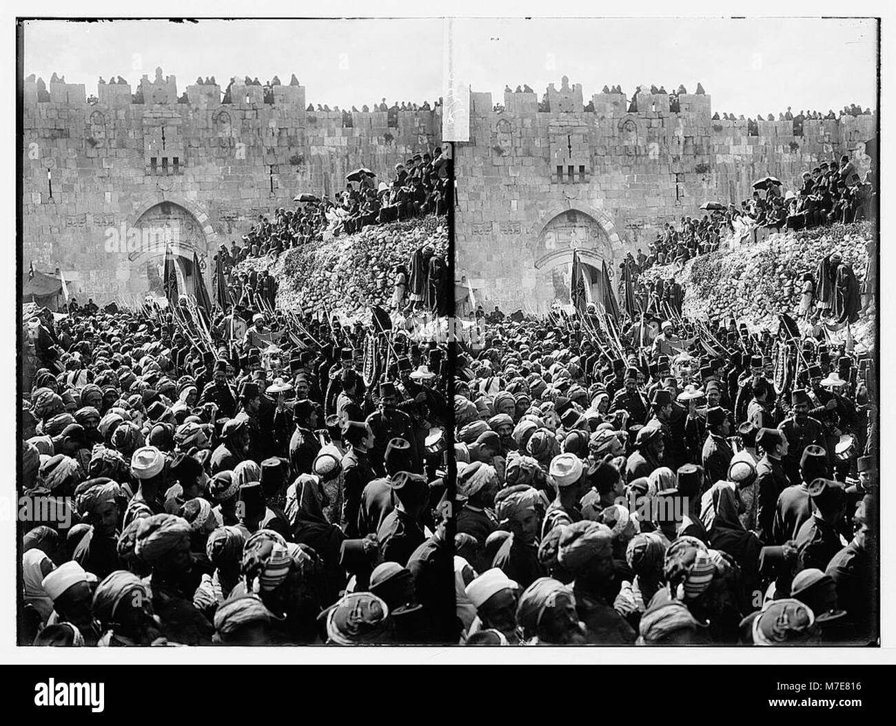Neby (i.e., Nebi) Musa procession LOC matpc.06036 Stock Photo - Alamy