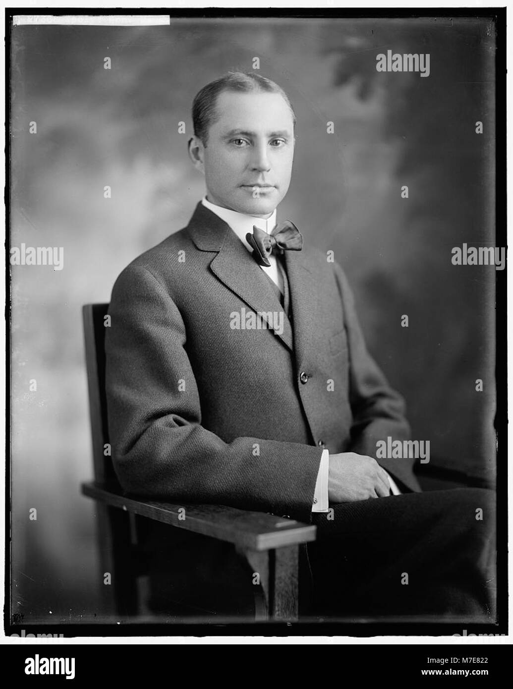 A portrait of M.M. Neely, an honorable figure, capturing his ...