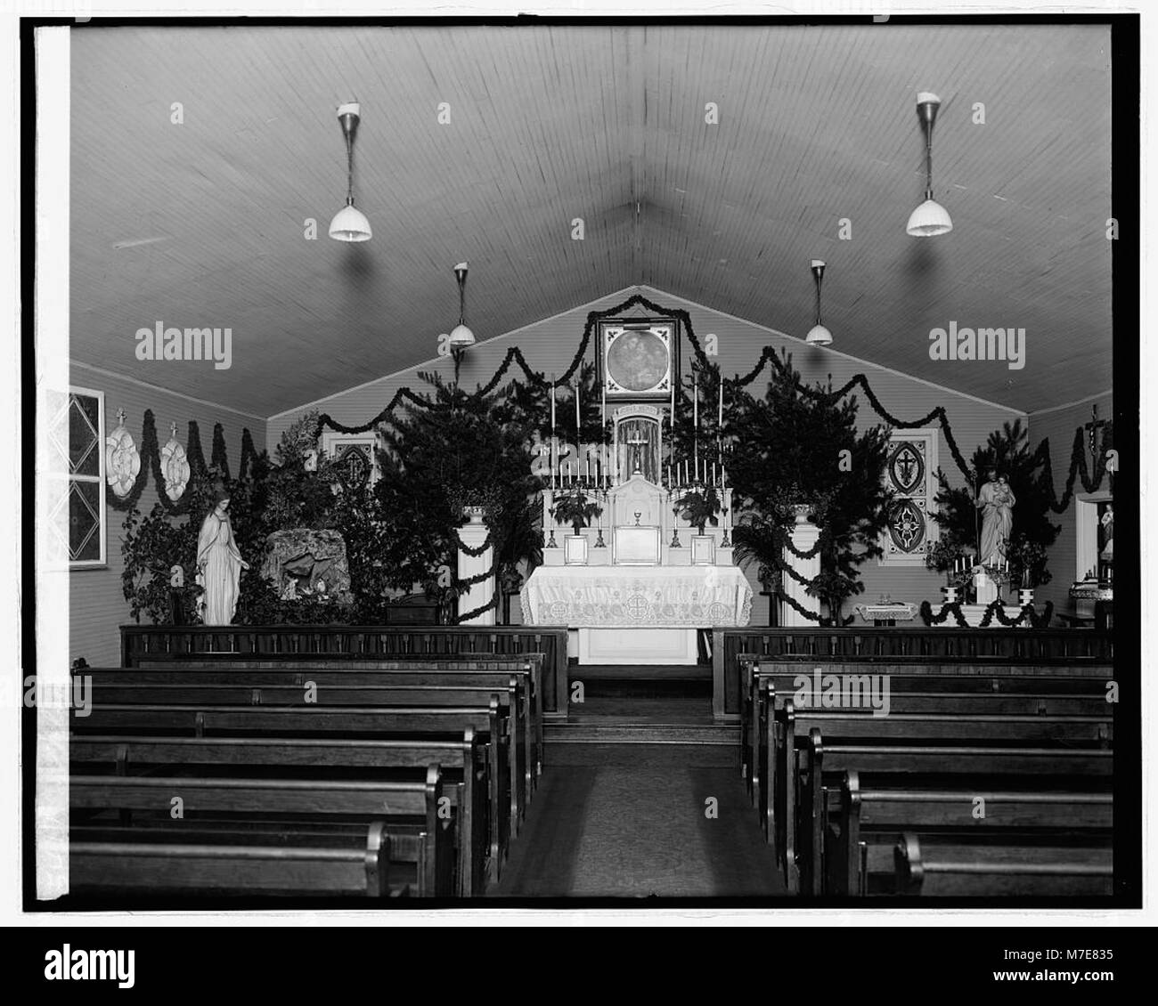 Photograph of Nelson Church, a historical religious building. The image ...
