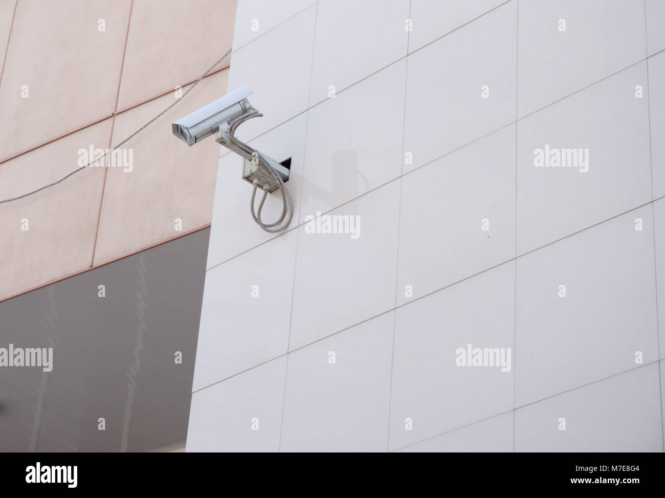 Security cameras on wall Stock Photo - Alamy