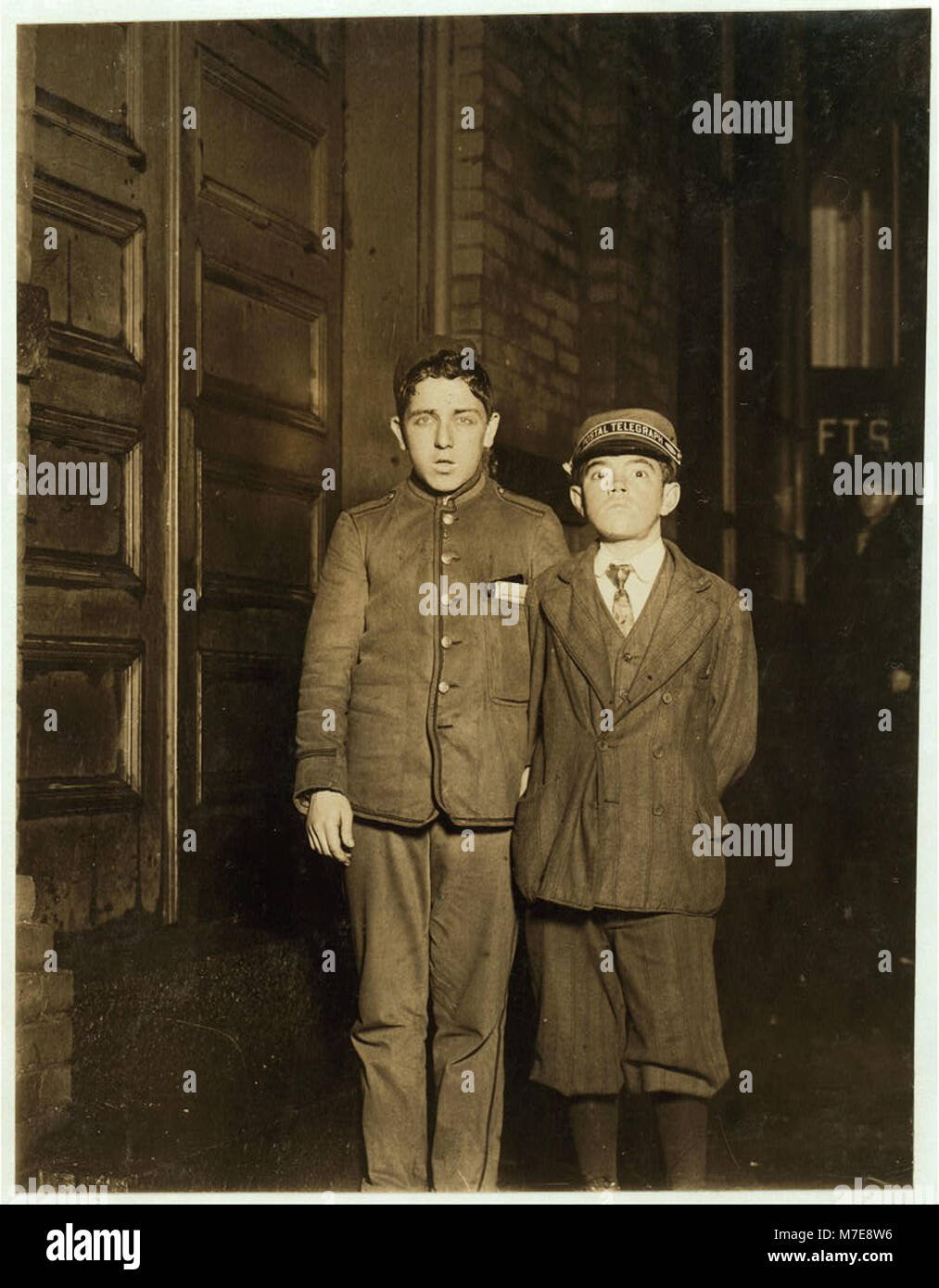 Night messengers Samuel Weinstein and William Locke, noted for their ...