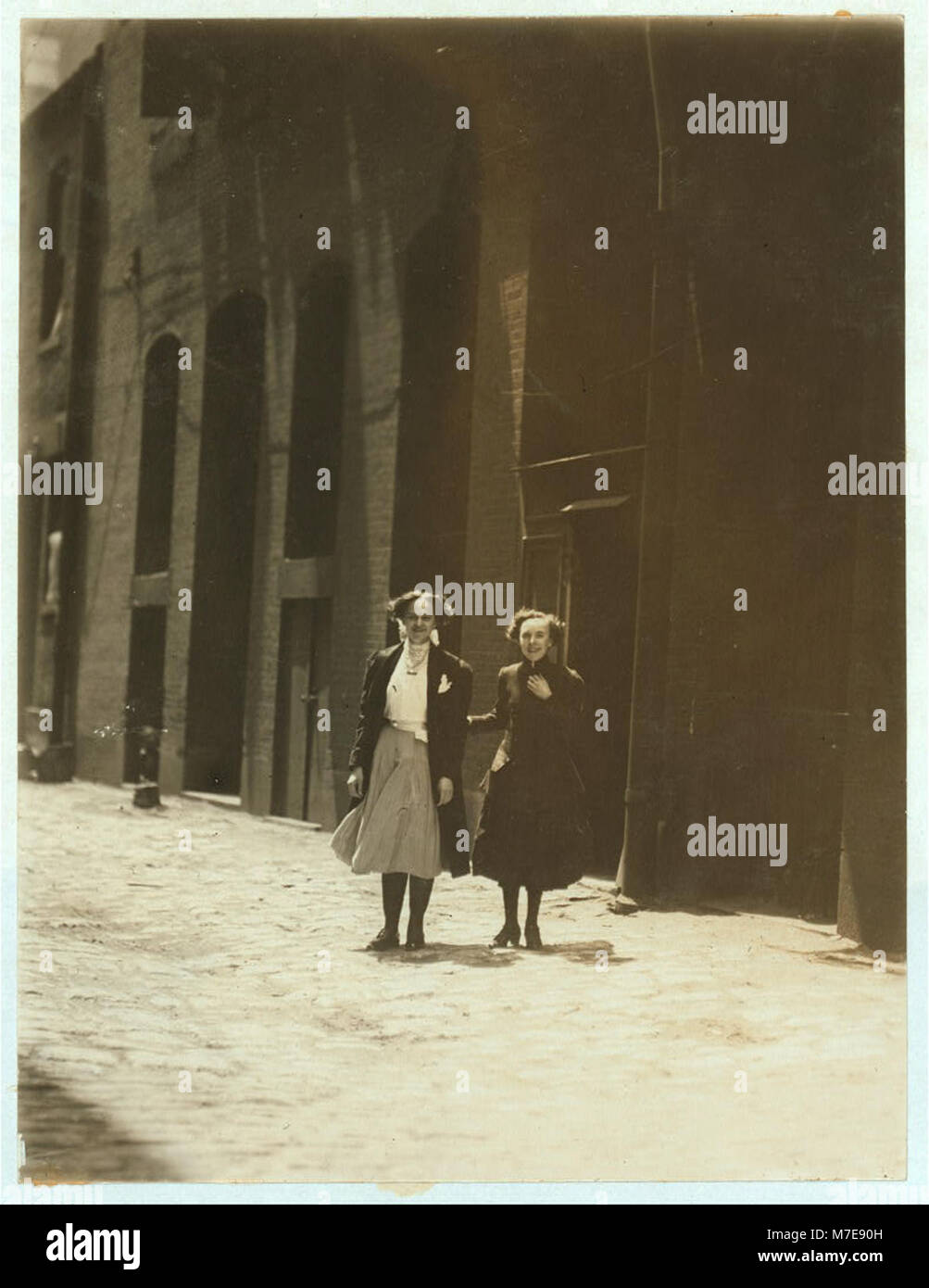 A photograph taken on May 12, 1910, showing girls working at Inland ...