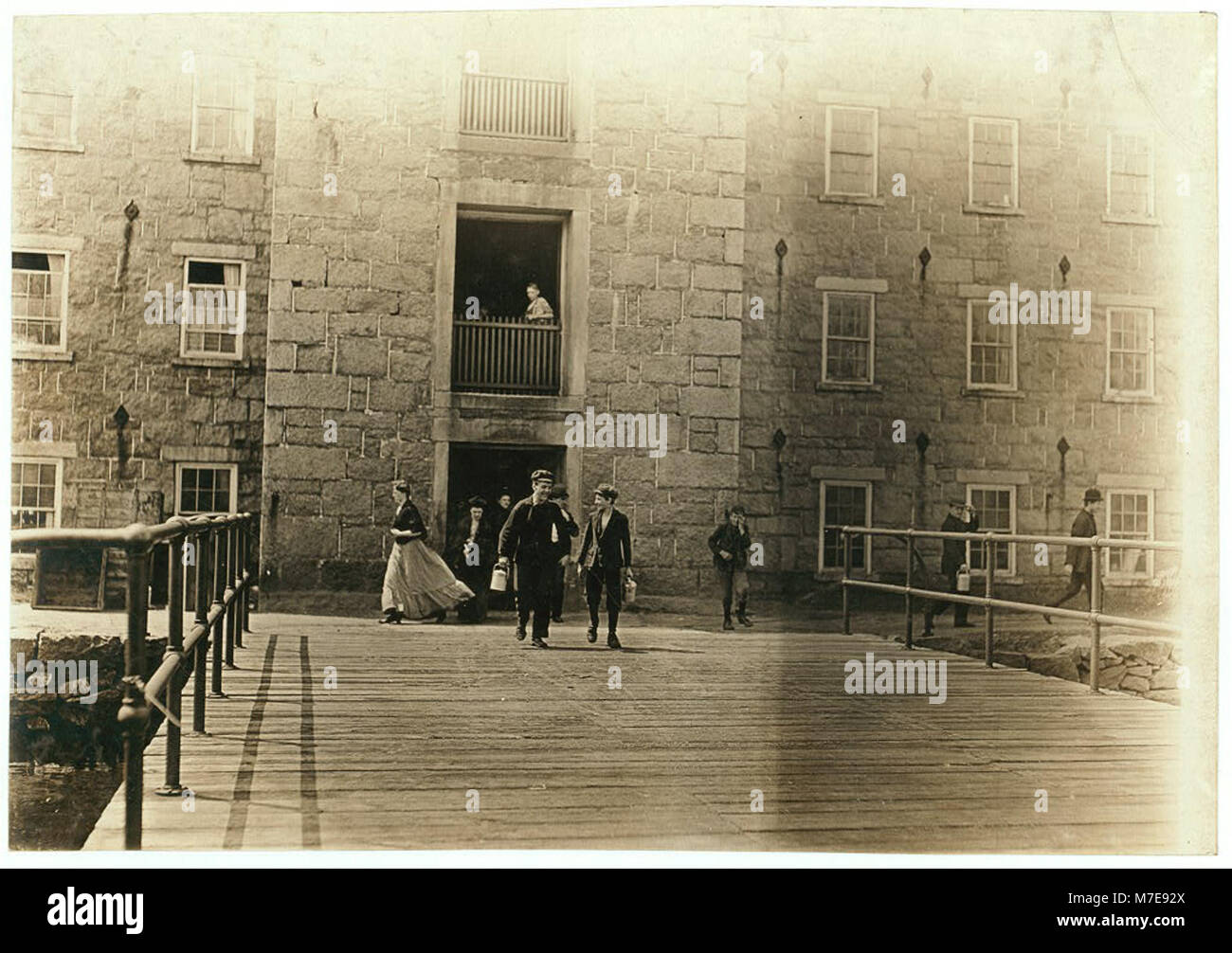 This photograph captures the midday scene at Quidwick Mill in Anthony ...