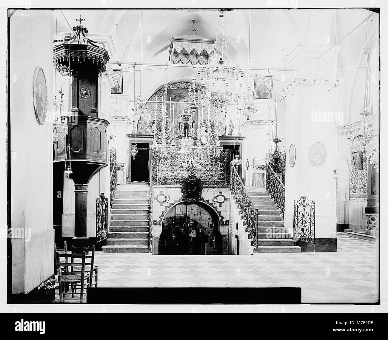 A view of the Home of Christ in Nazareth, providing a glimpse into the ...