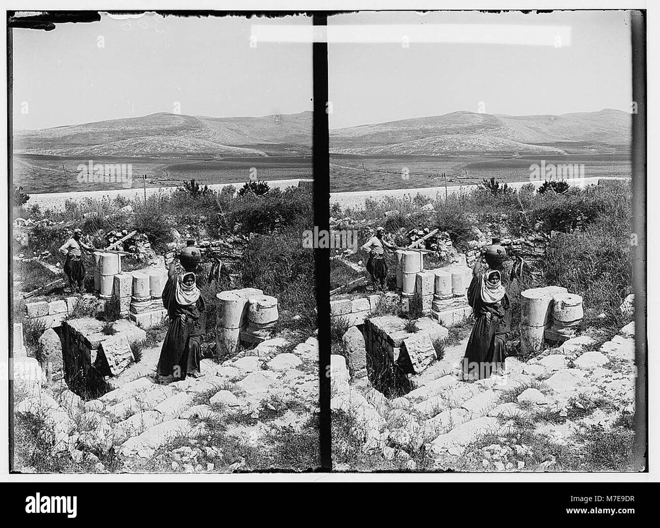 This image offers a northern view of Jacob’s Well and the Plain of ...