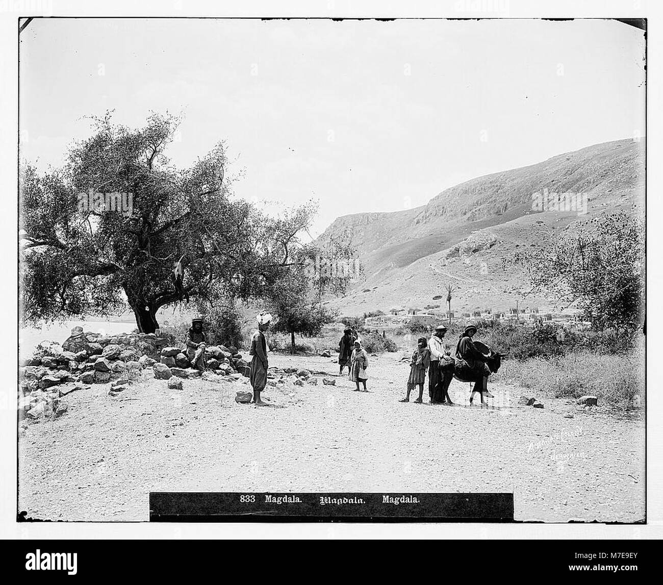 Northern views of Magdala (Mejdel) present a scenic landscape of the ...