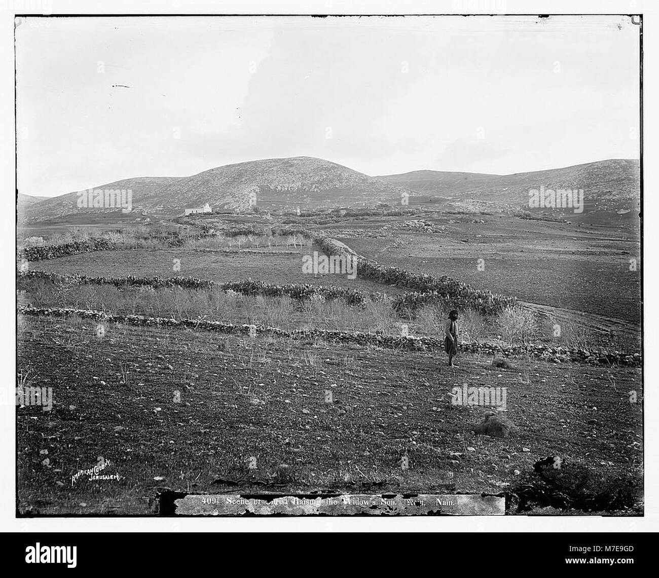 A northern view of Nain, a settlement in Labrador, Canada, showing its ...