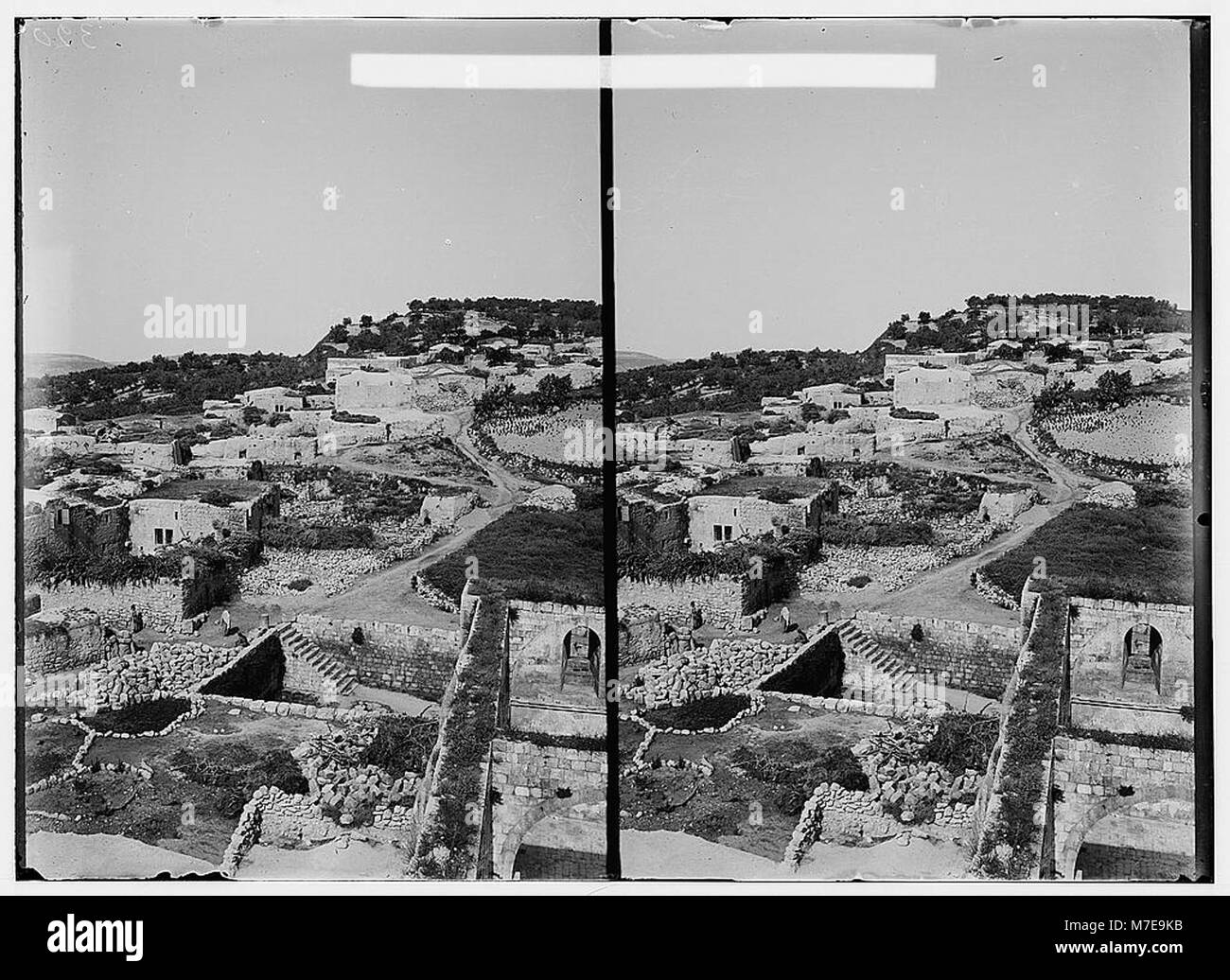A view from the Church of St. John in Samaria, offering a glimpse of ...