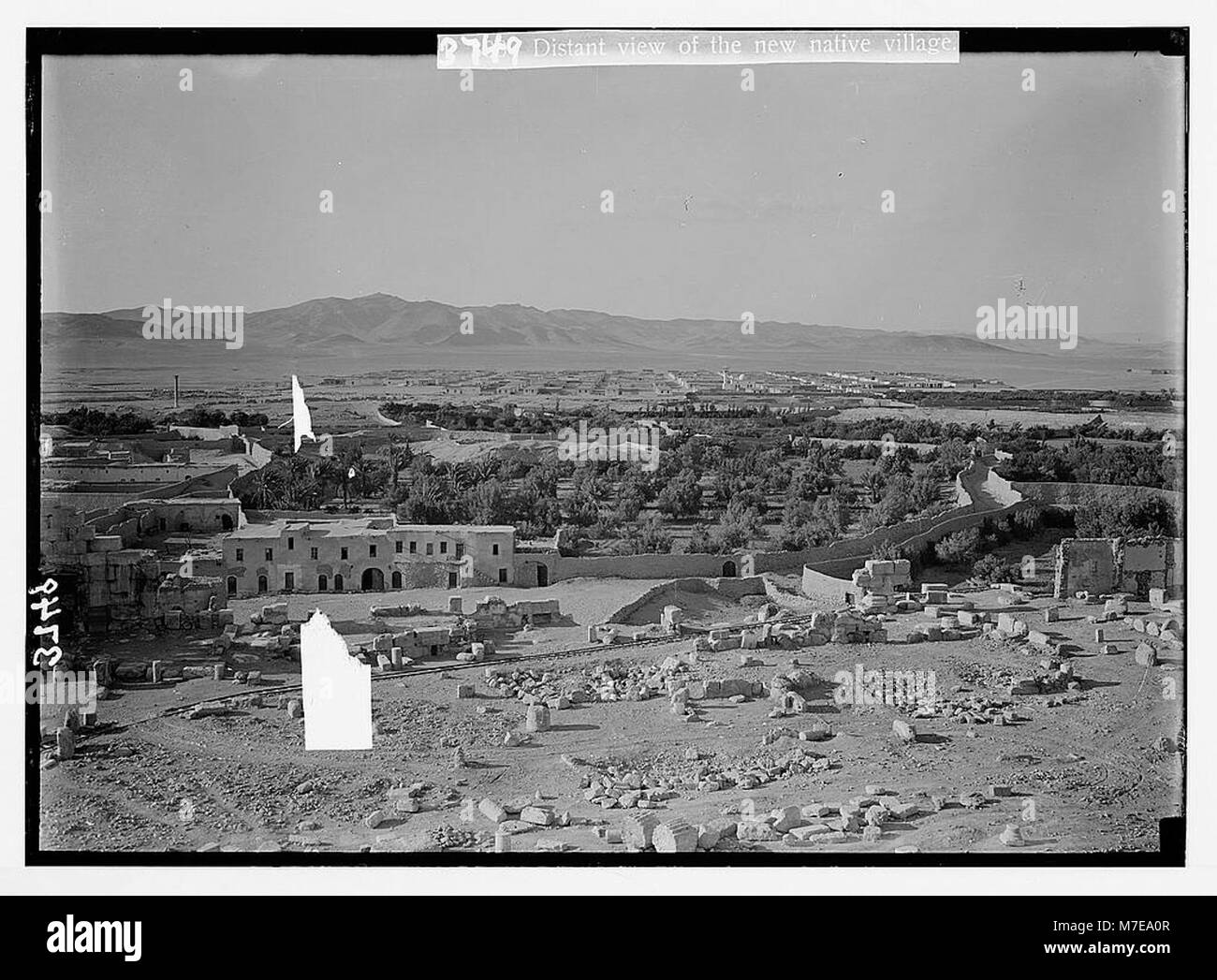 The image showcases the new village of Palmyra, replacing the older ...