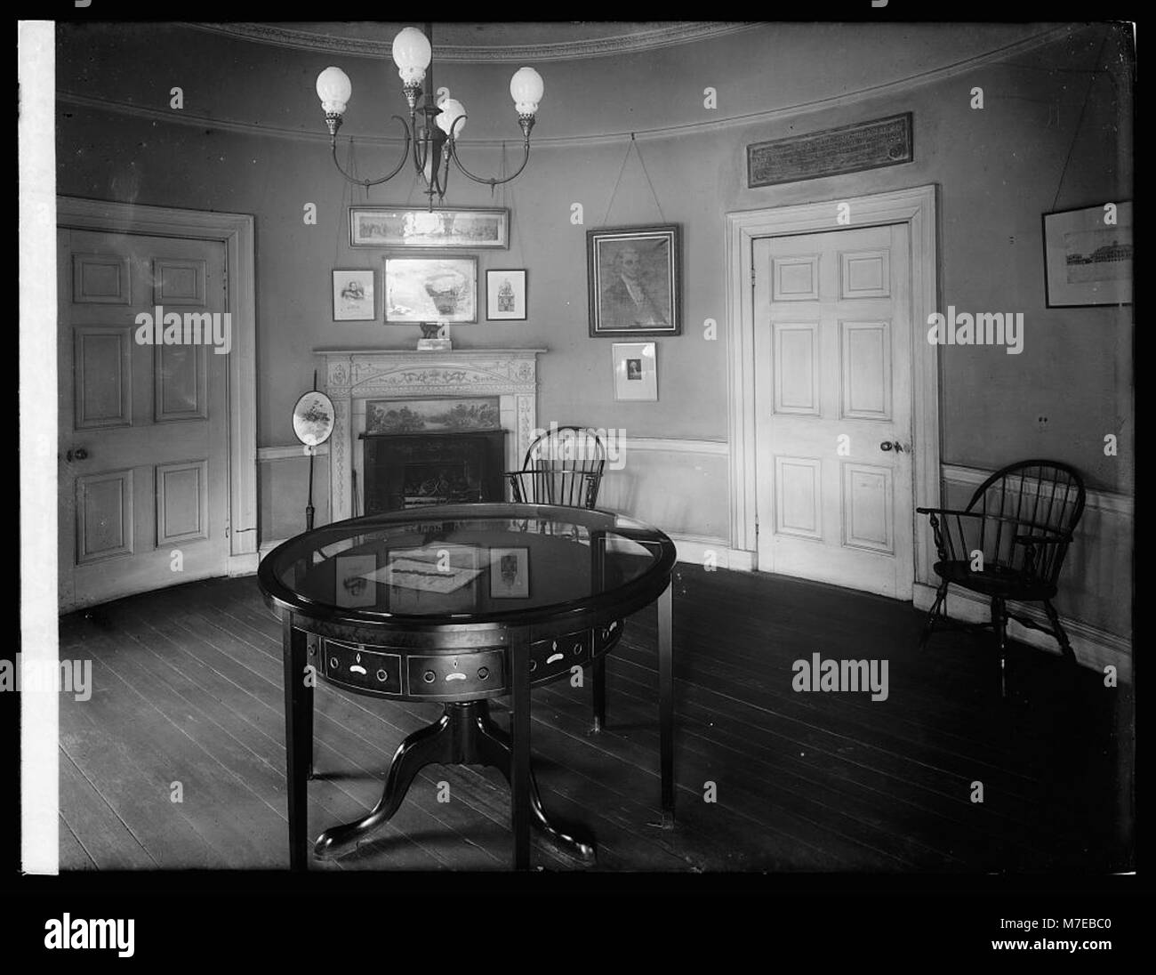 The Octagon House in Washington, D.C., features the room where the ...