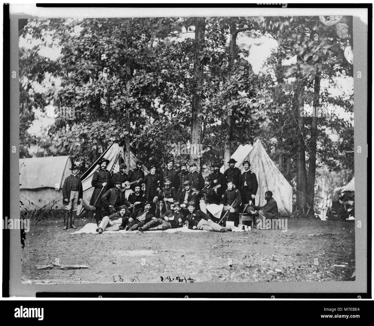 This photograph depicts officers of the U.S. Horse Artillery, Army of ...