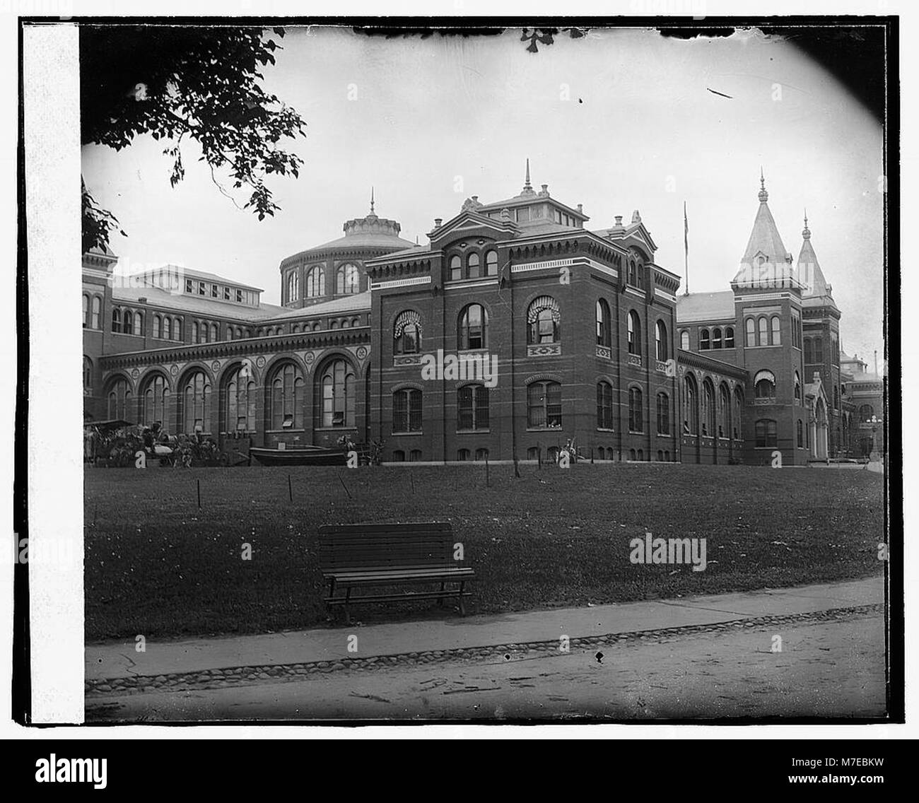 This photograph shows the Old National Museum, a historic museum ...