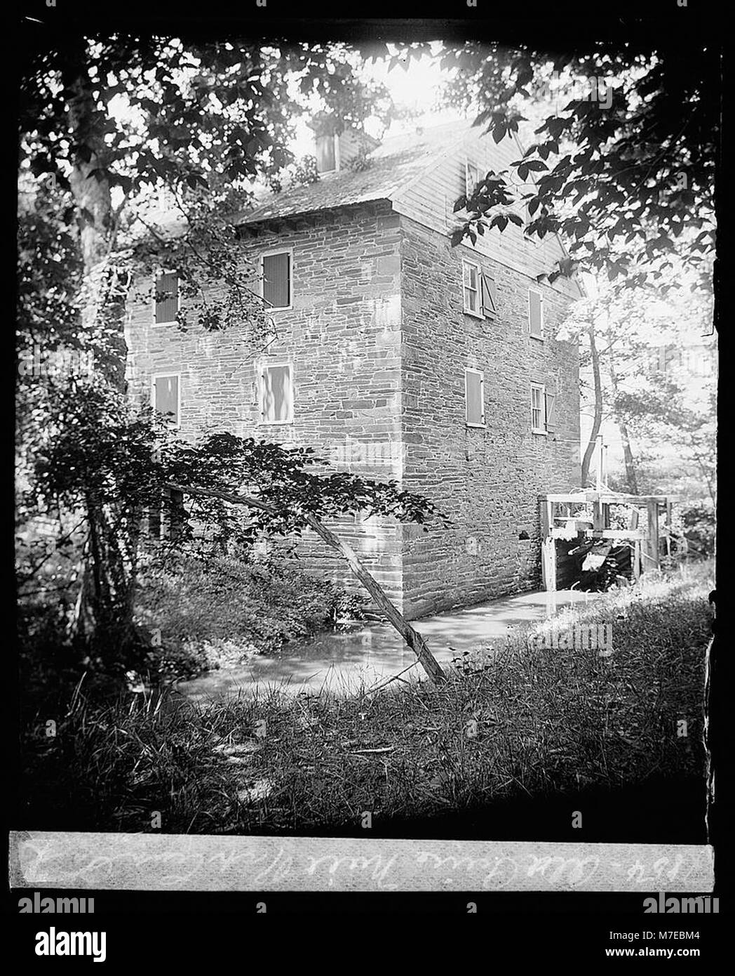 A photograph of the Old Pierce Mill, located in Rock Creek Park ...