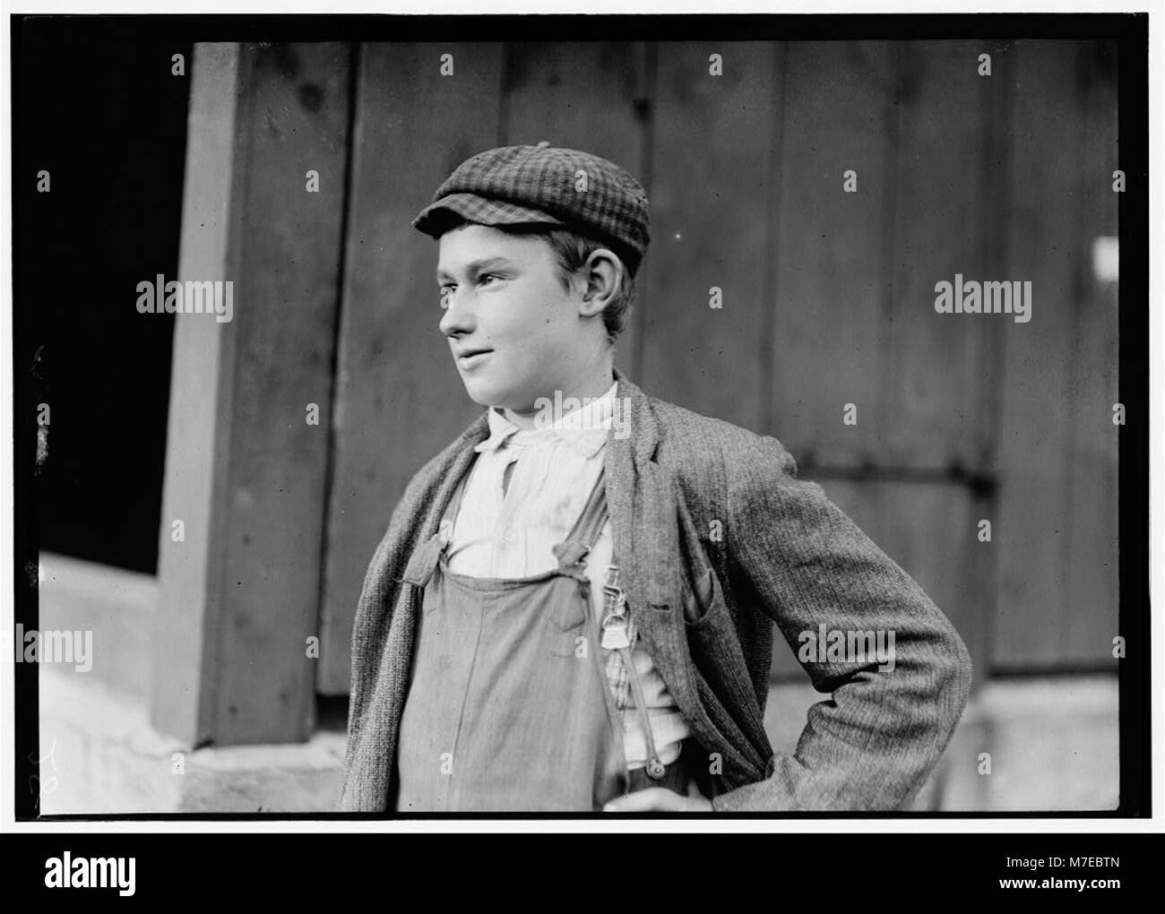 A photo showing one of the workers during the night shift in Bridgeton ...