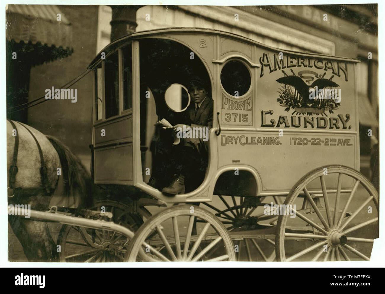 A photograph of a young wagon boy, highlighting the seasonal labor of ...