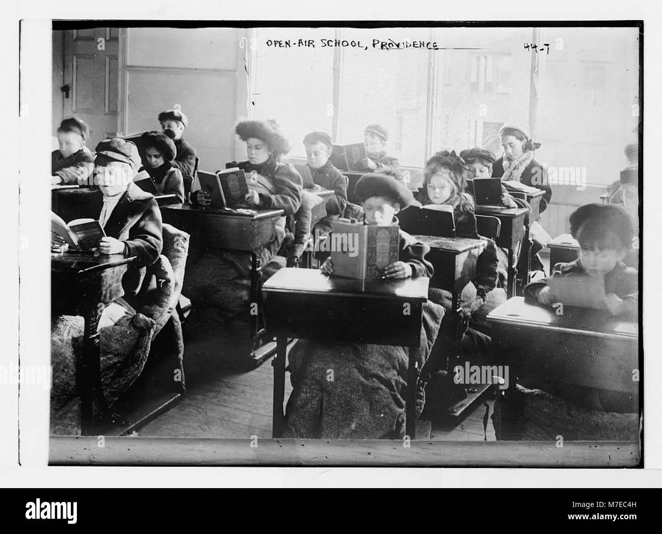 Photograph of an open-air school in Providence, showcasing an outdoor ...