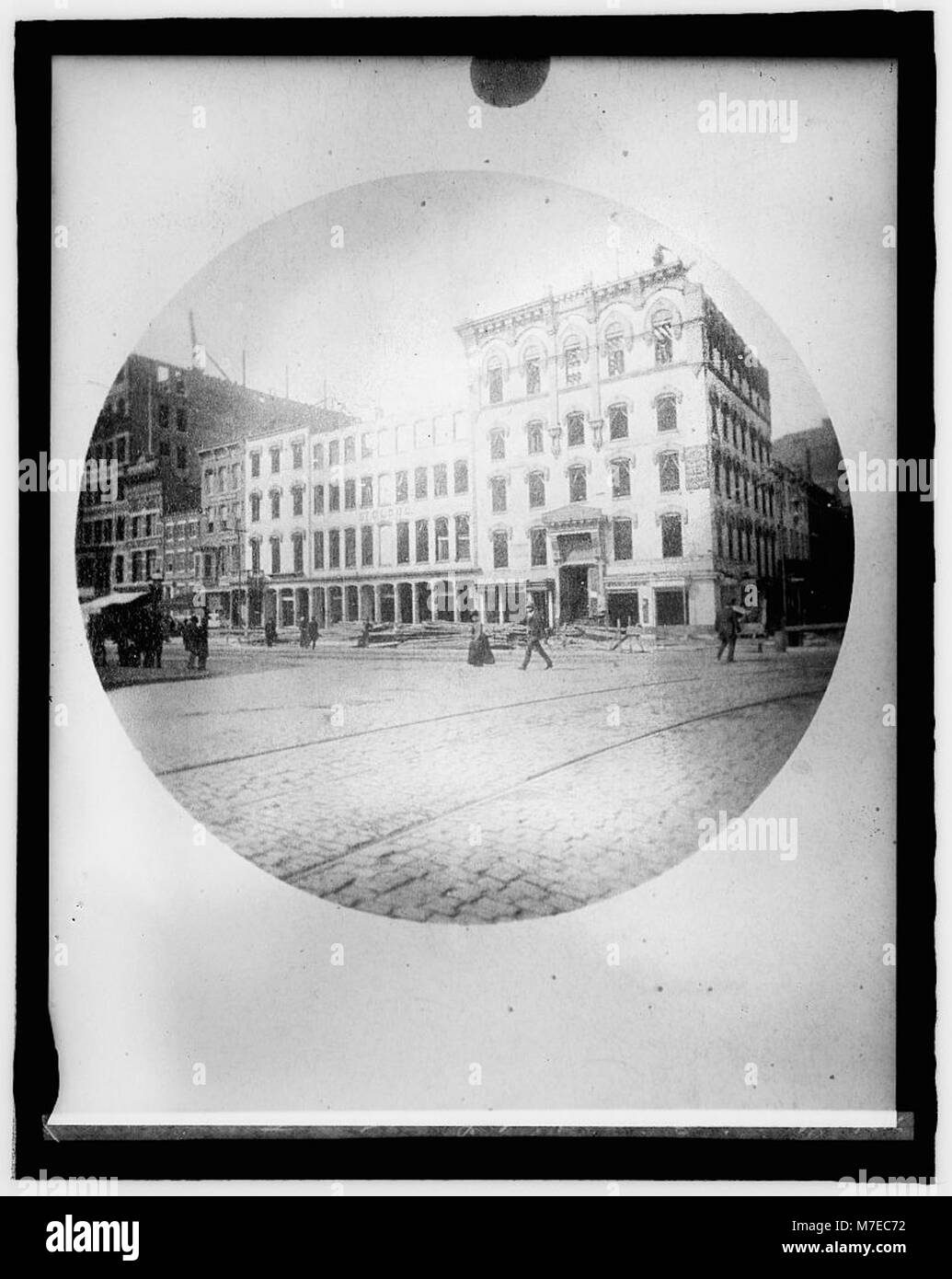 The original building of the Washington Loan & Trust Company, captured ...