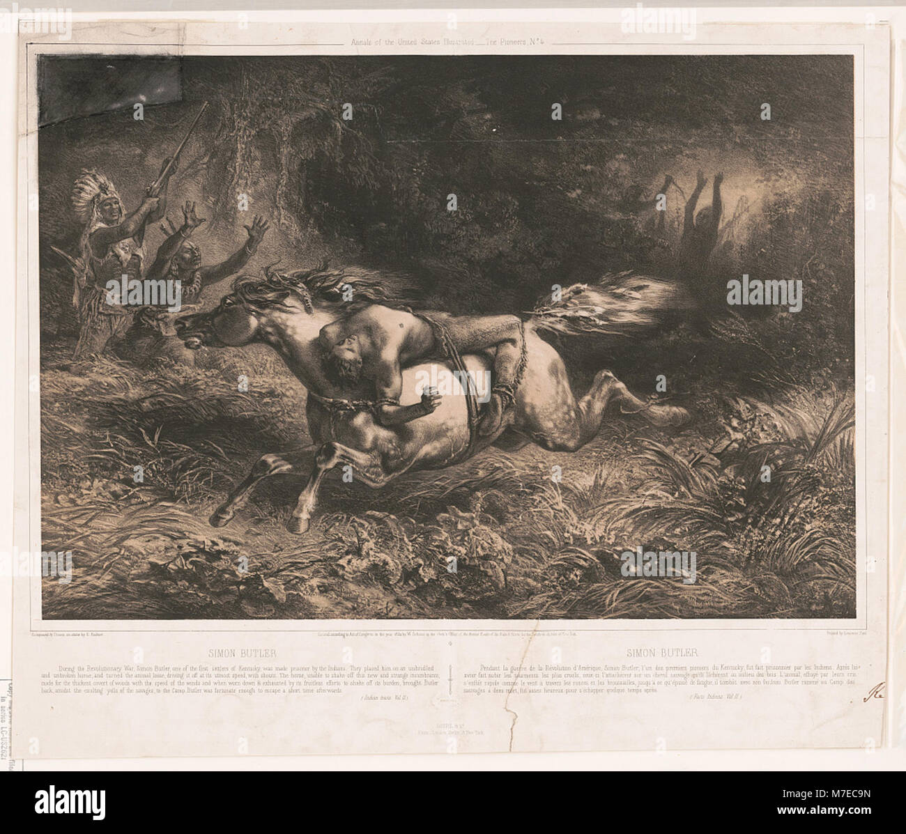 An illustration from the 'Annals of the United States,' focusing on ...