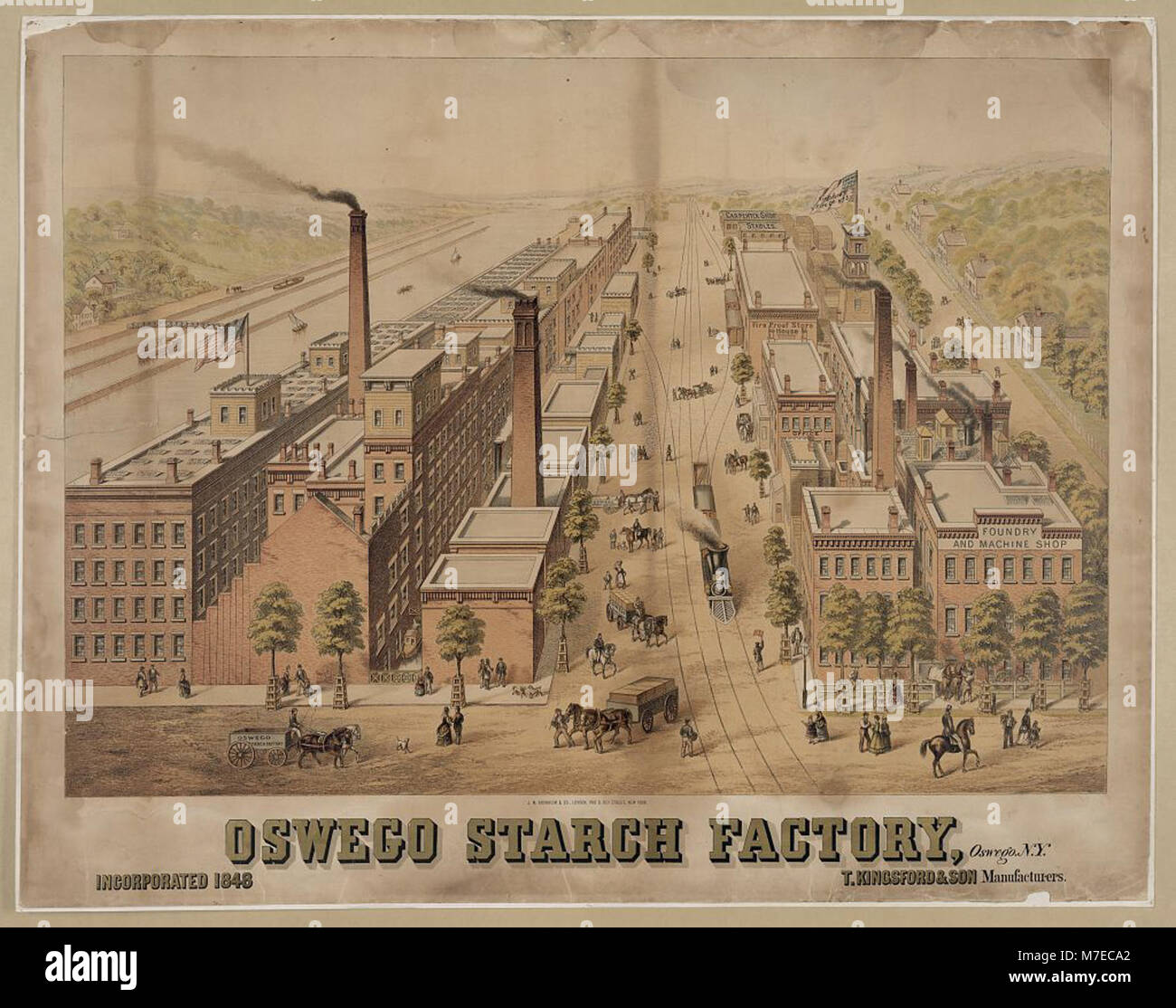 New york factory 19th century hi-res stock photography and images - Alamy