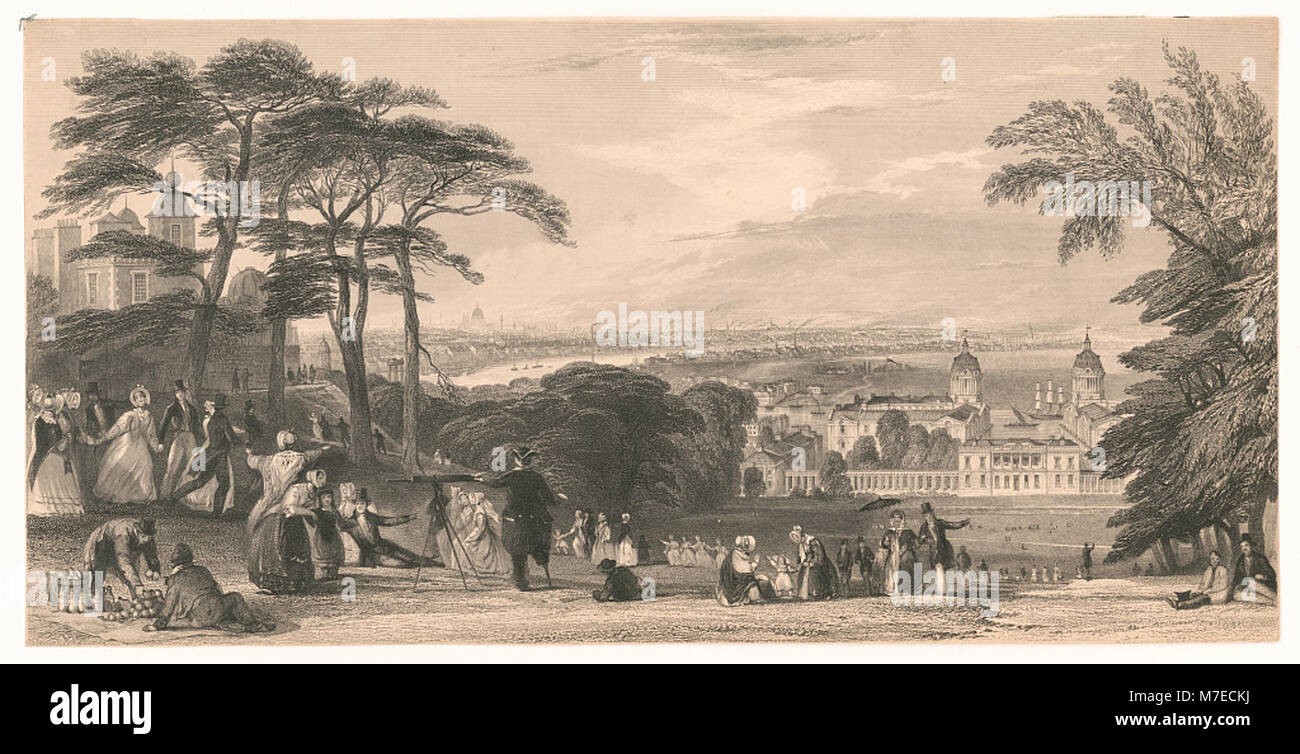 A scene depicting a city landscape with open space in the foreground ...