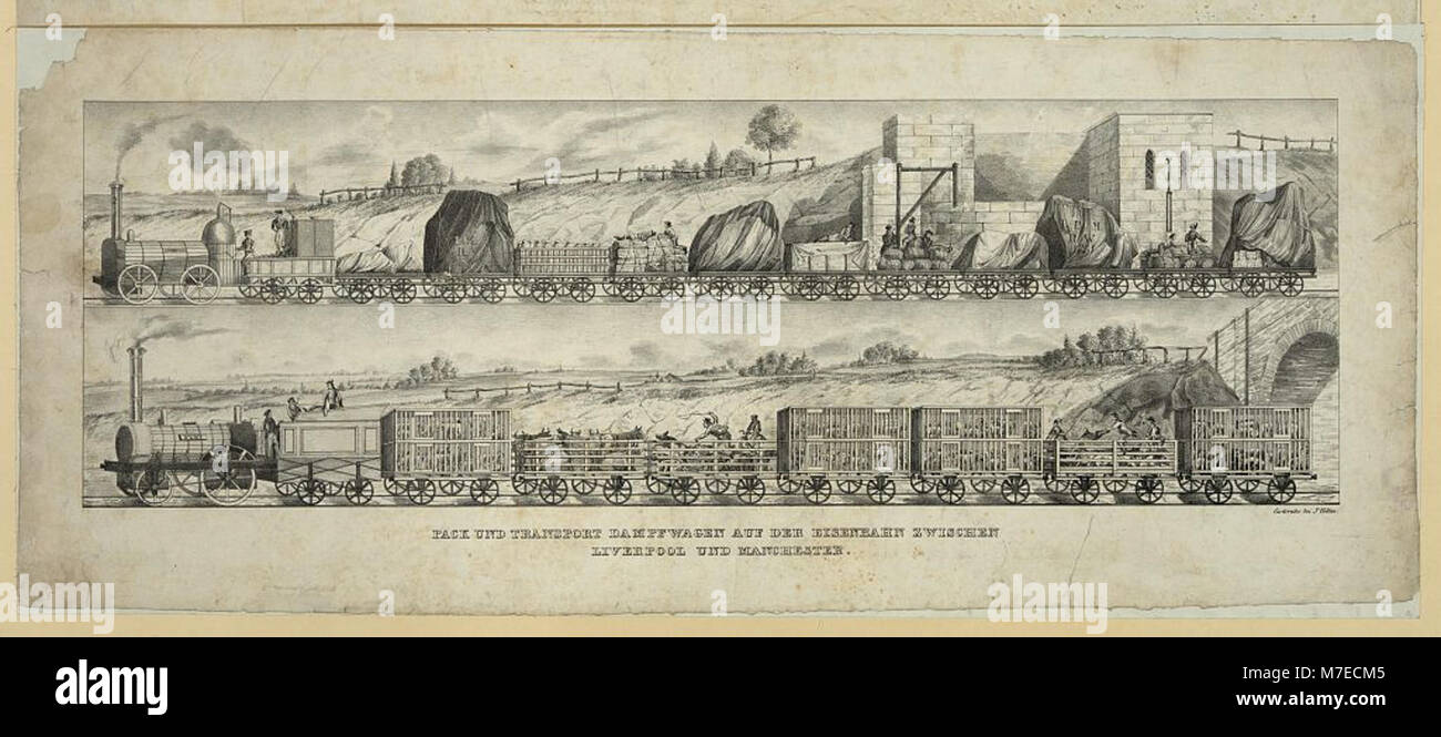This historical image depicts a steam-powered transport wagon on the ...