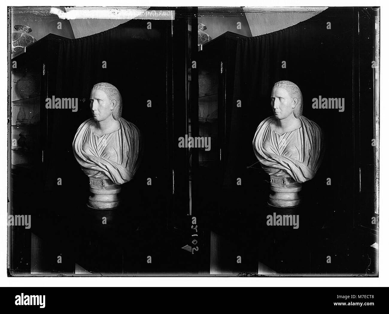 A photograph of a statue of a 3rd-century Syrian princess displayed at ...
