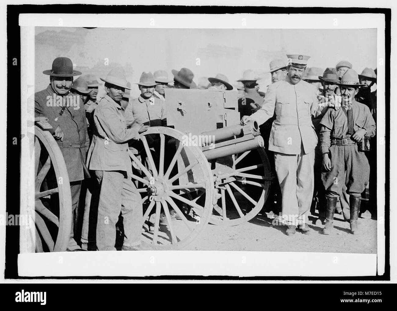 Portrait of Pancho Villa, a key figure in the Mexican Revolution, known ...