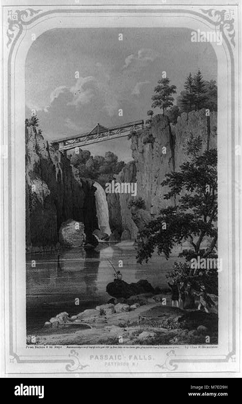 Passaic Falls, located in Paterson, New Jersey, is a significant ...